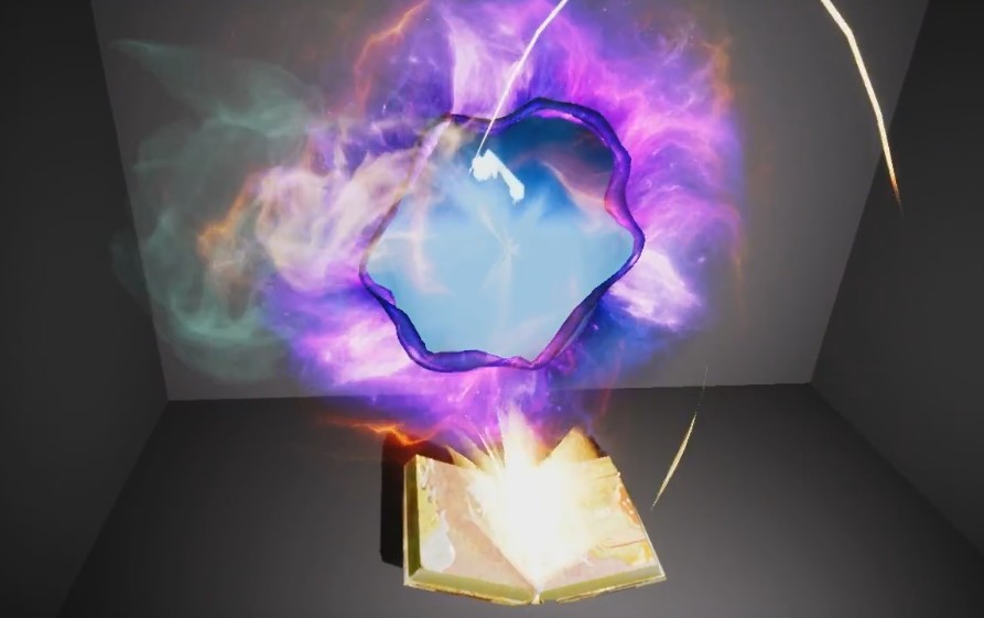 ArtStation - Magic book portal VFX (Animation)