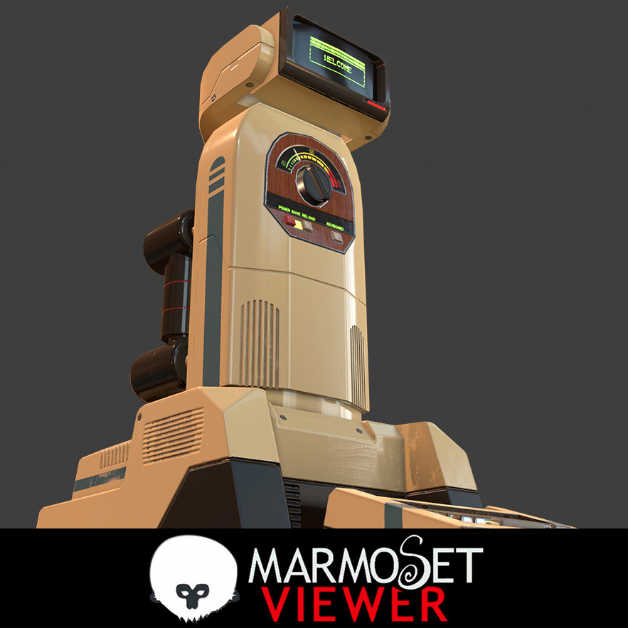 ArtStation - Retro 80s Virtual Reality Console