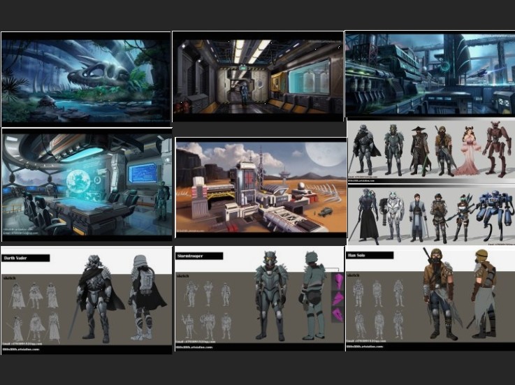 ArtStation - Science fiction scene