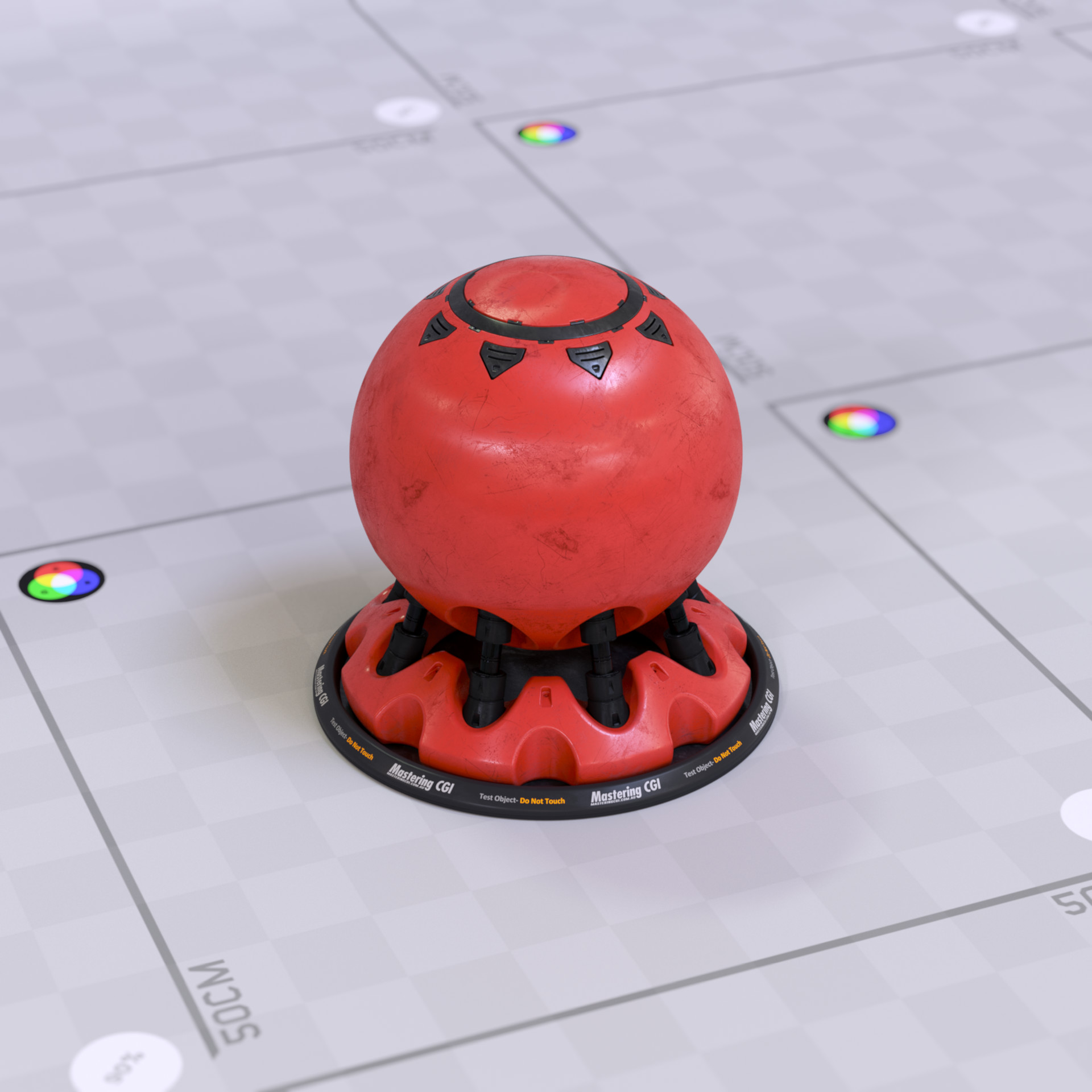 ArtStation - Scratched & Damaged Plastic Shader Study