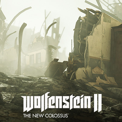 ArtStation - Wolfenstein 2 - Manhattan Shattered Building