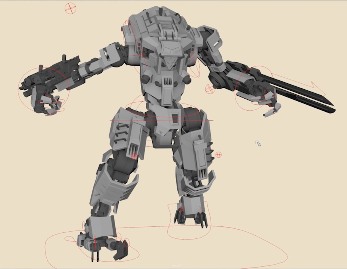 ArtStation - Light Mech Rig