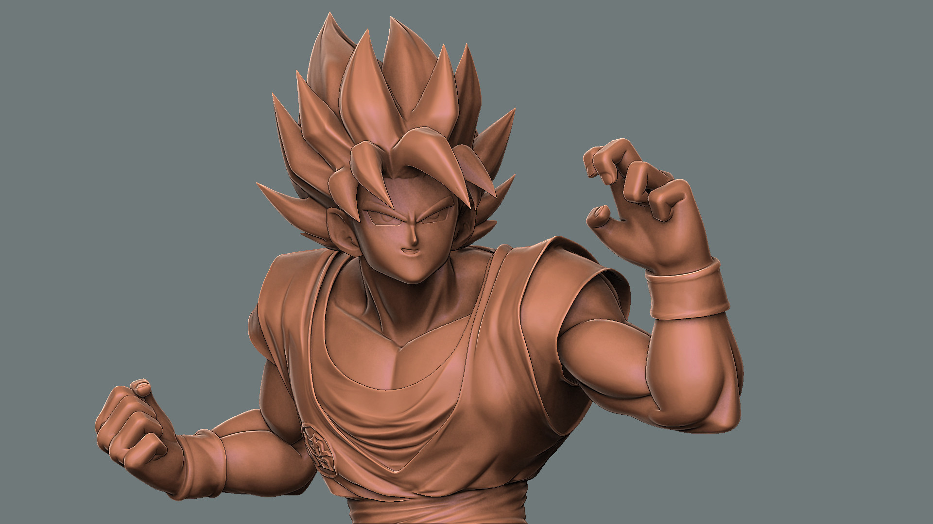 ArtStation - Goku Dragon Ball 3D Printable Print