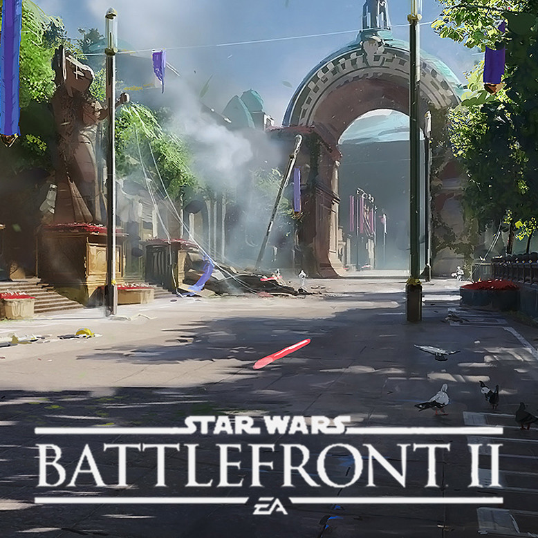 ArtStation - Star Wars Battlefront II concept art - Theed City