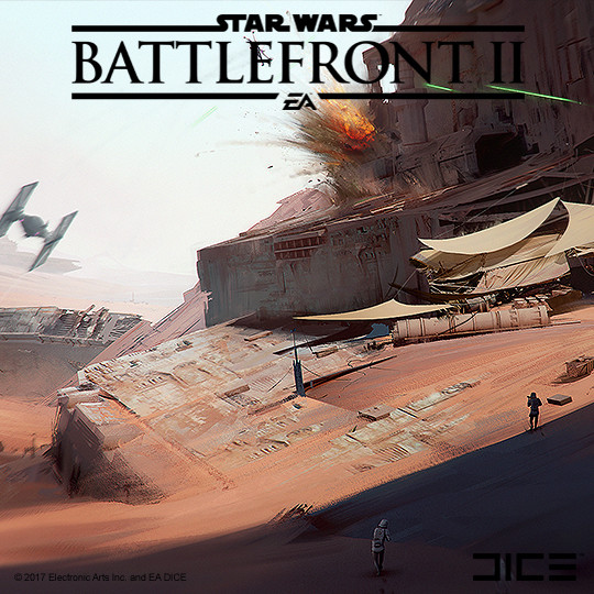 ArtStation - Star Wars Battlefront II Concept art - Jakku