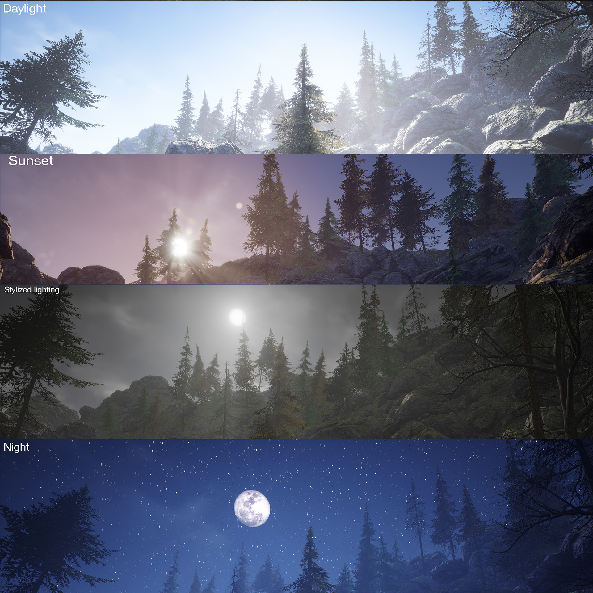 ArtStation - Light settings