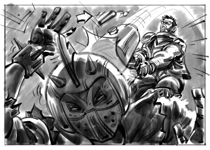 ArtStation - Walibi Rhone-Alpes Storyboard