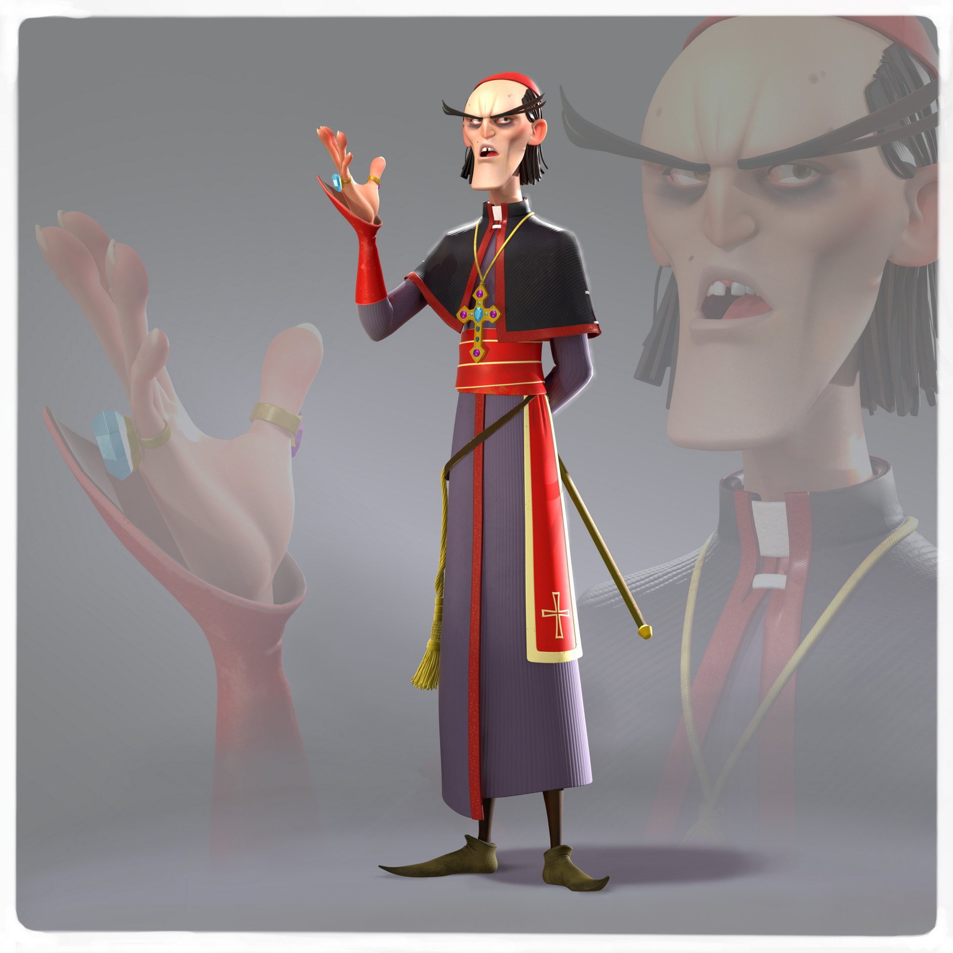 ArtStation - Family battle. Bishop