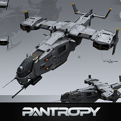 ArtStation - Light VTOL gunship