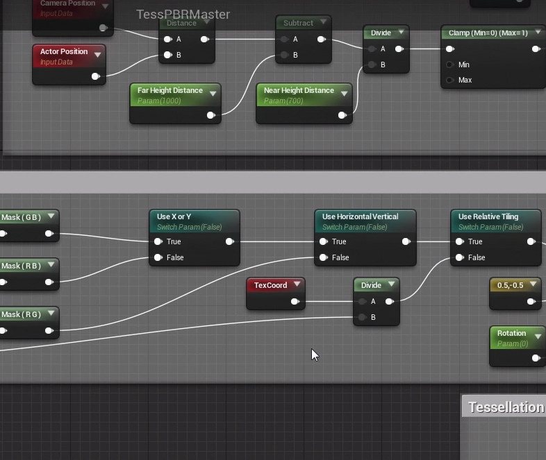 ArtStation - Tutorial | UE4 Advanced Tessellated Displaced Material Setup