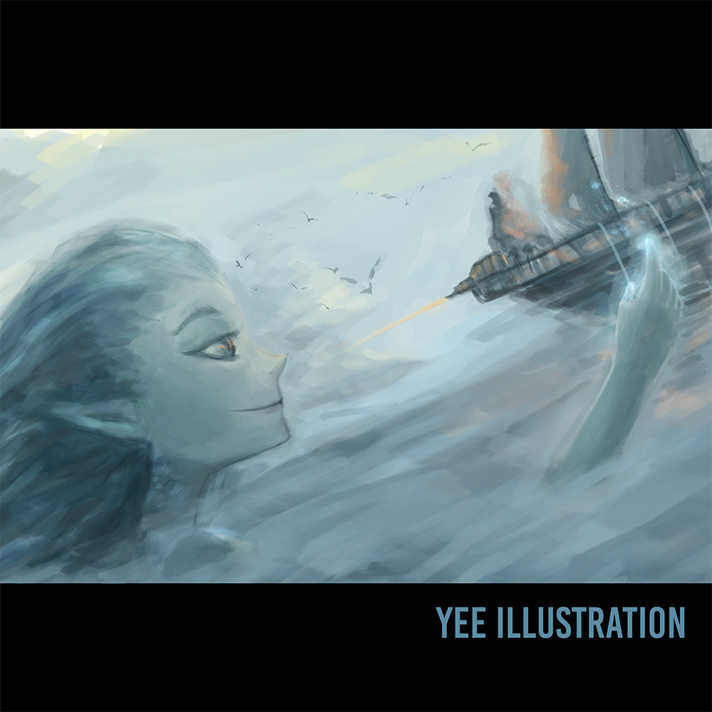 ArtStation - A Fight in the Ocean