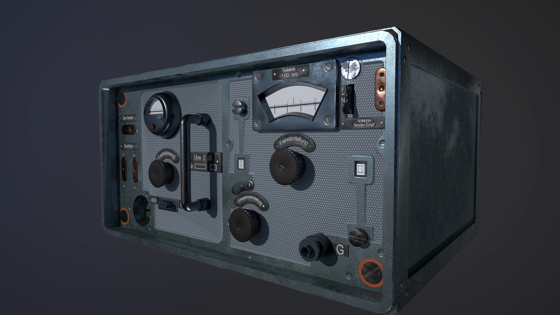 ArtStation - WW2 German Radio, Ian MacMillan