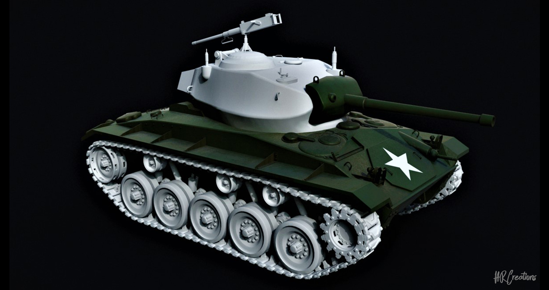 ArtStation - Low Polly Tank