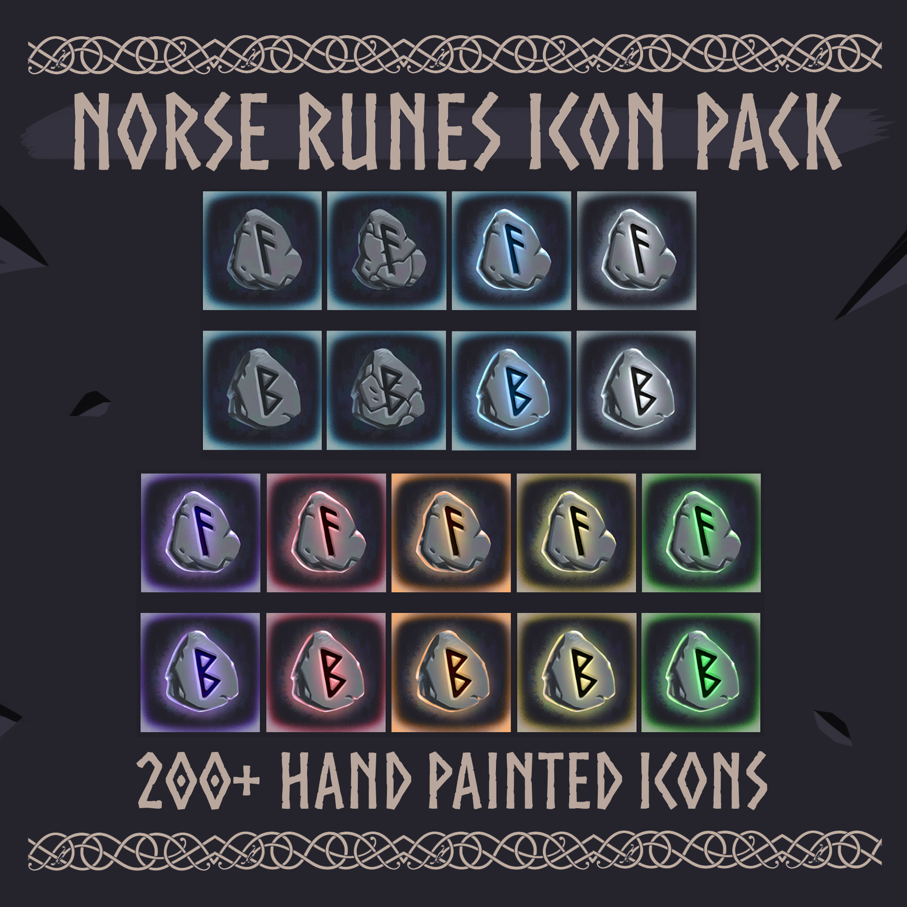 ArtStation - Norse Runes Icon Pack