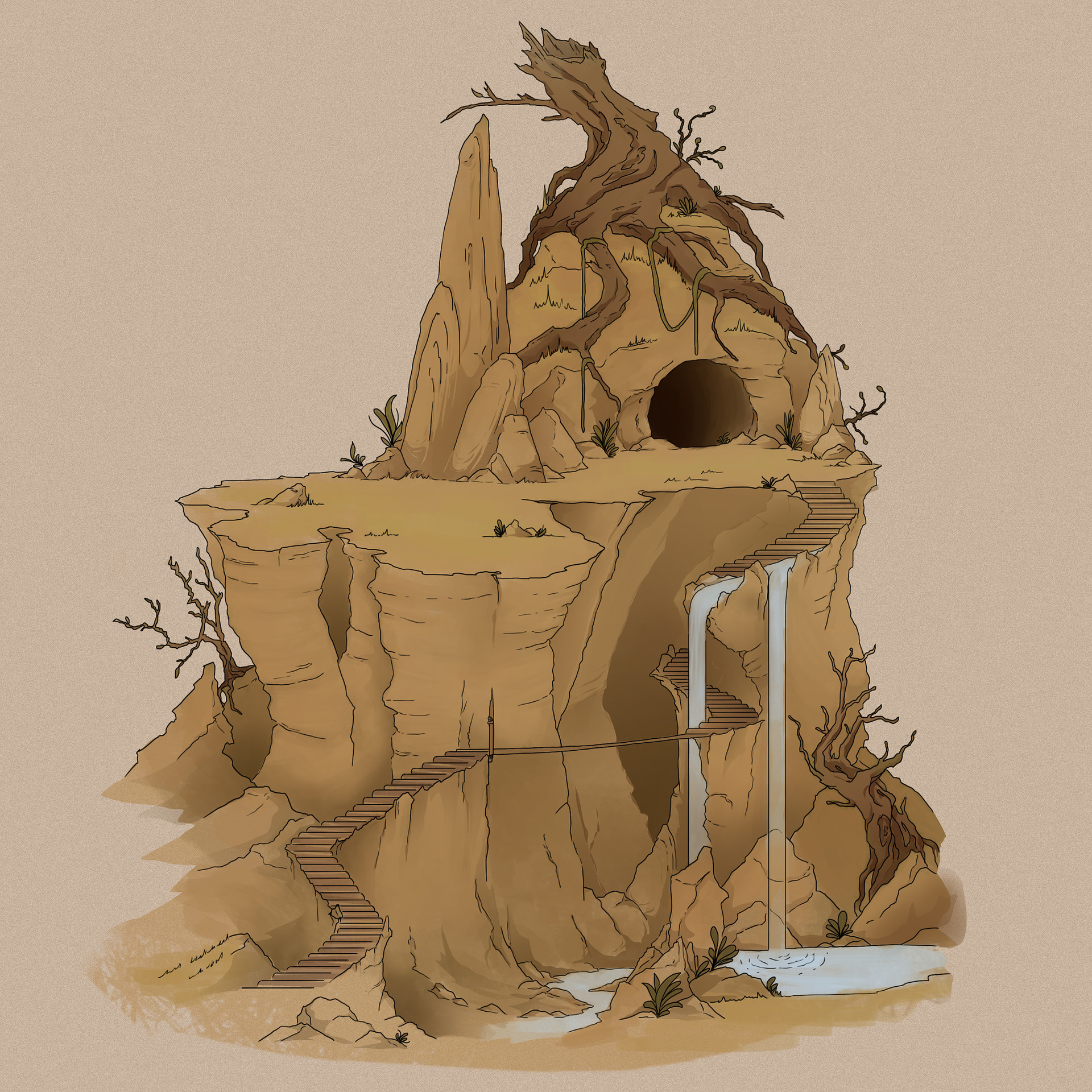 ArtStation - D&D Campaign - Environment Concept Art