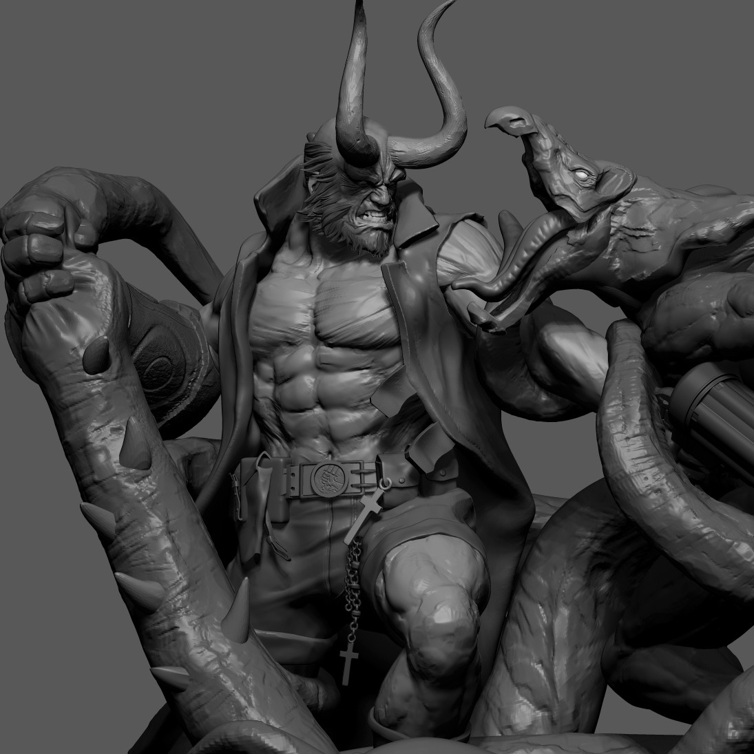 ArtStation - Hellboy : WIP