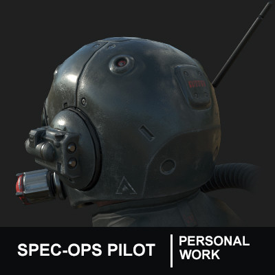 ArtStation - Spec-ops Pilot Helmet, Arman A.