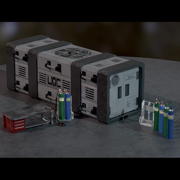 ArtStation - UGC Space Shipping Container