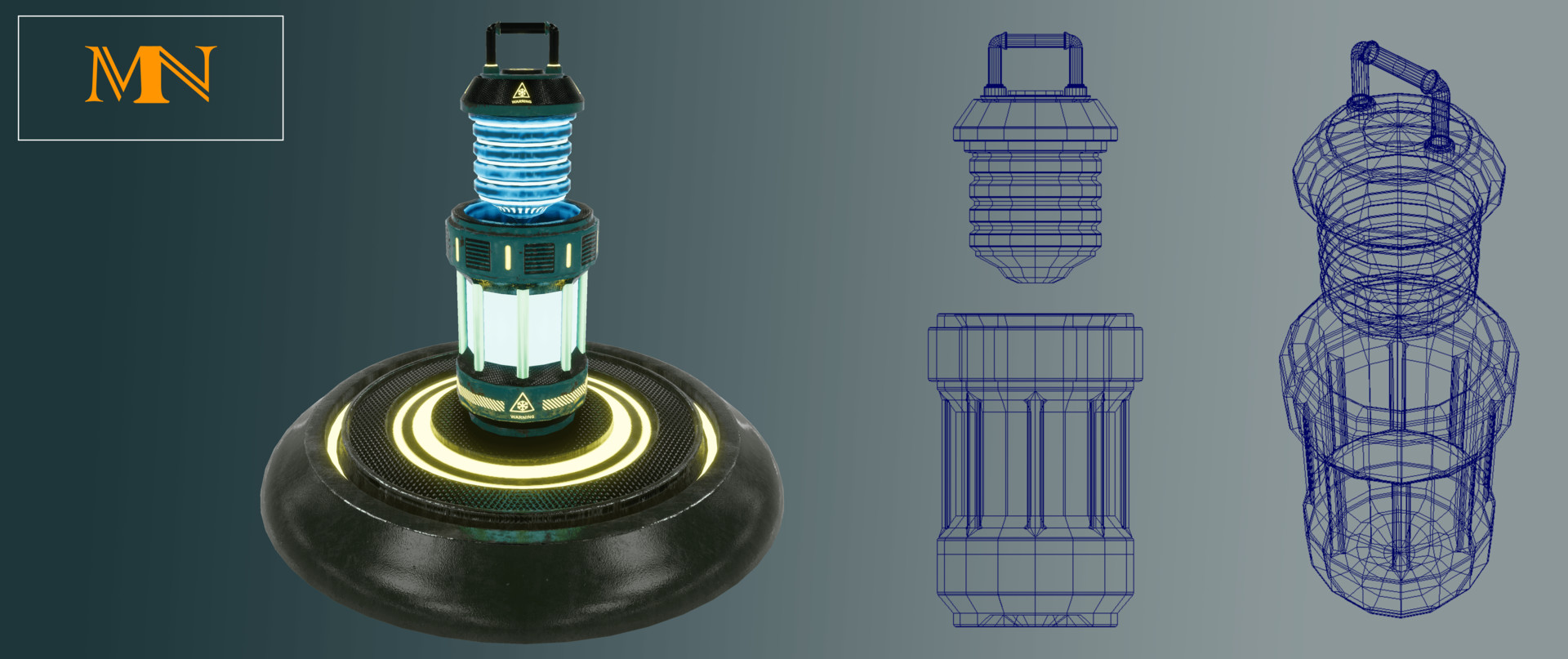 ArtStation - Sci-Fi Canister | UE4 FX