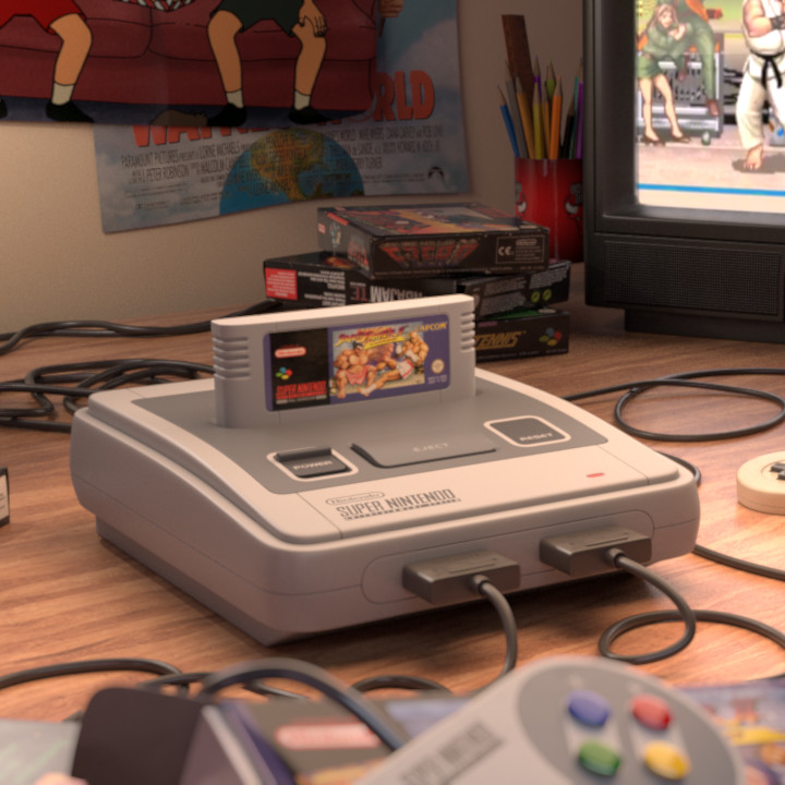 ArtStation - Super Nintendo Throwback