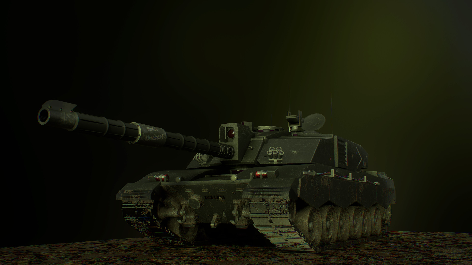 ArtStation - Challenger 2 Tank, Liam Davies