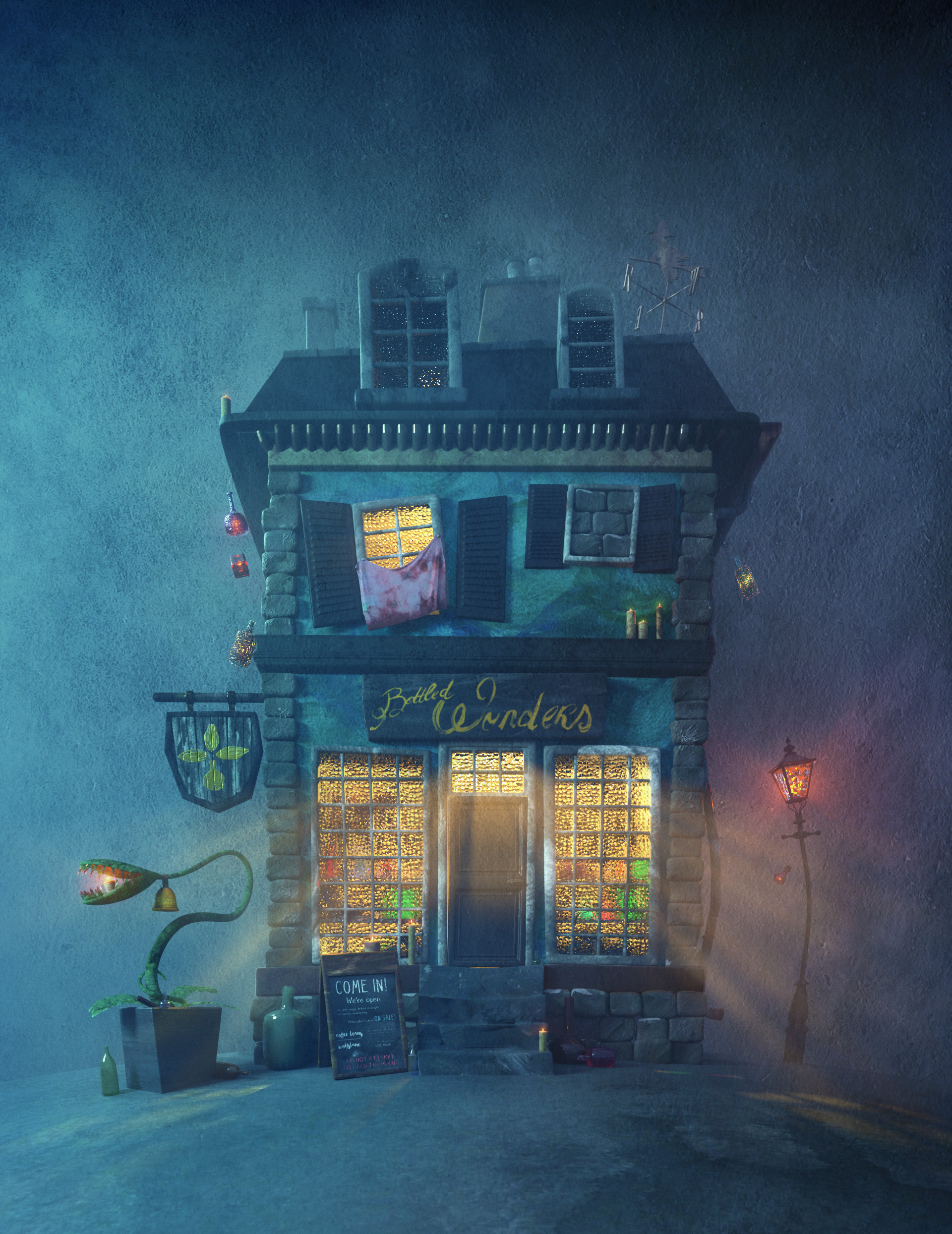 ArtStation - Bottled Wonders - Alchemy Shop