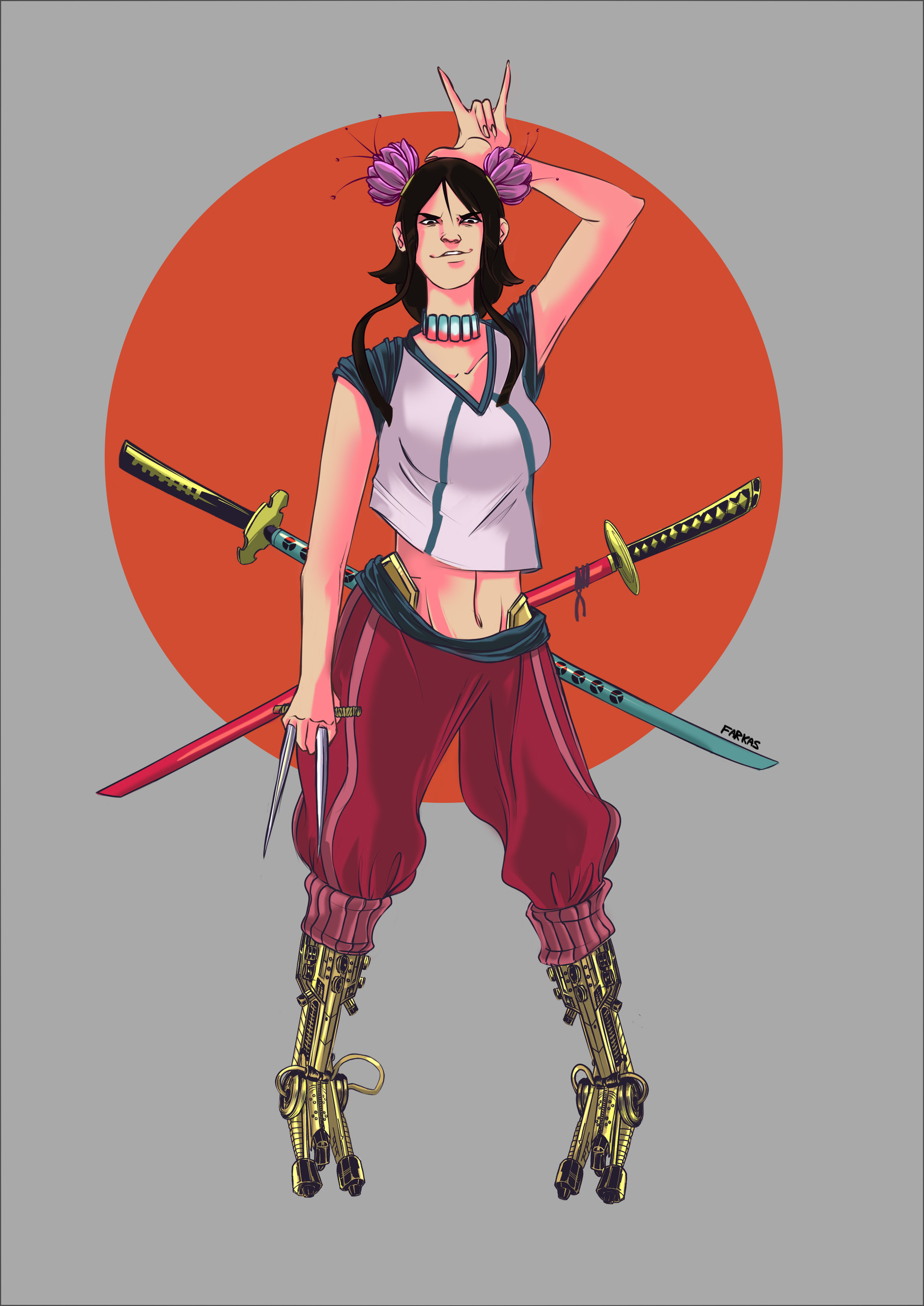 ArtStation - Badass Lady