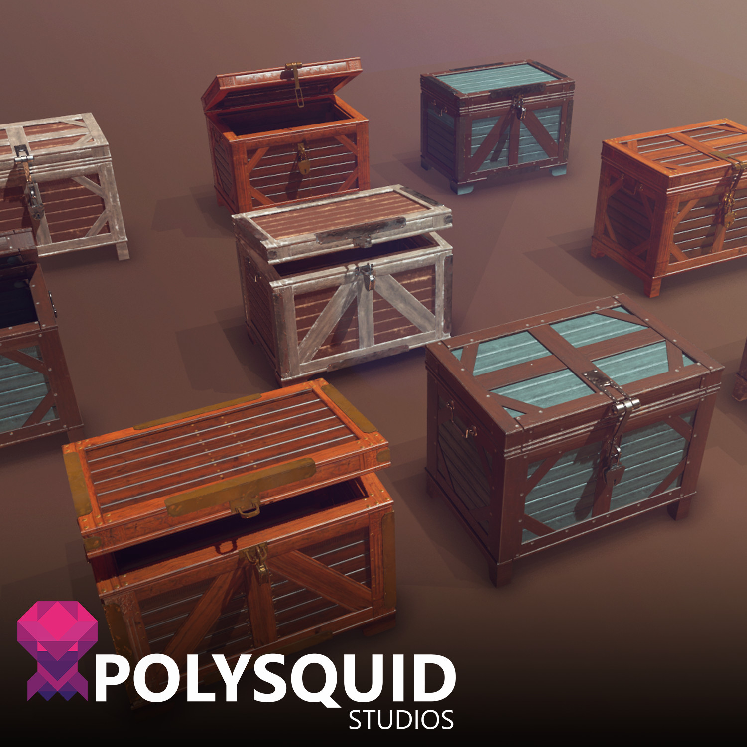 ArtStation - Medieval Loot Chests