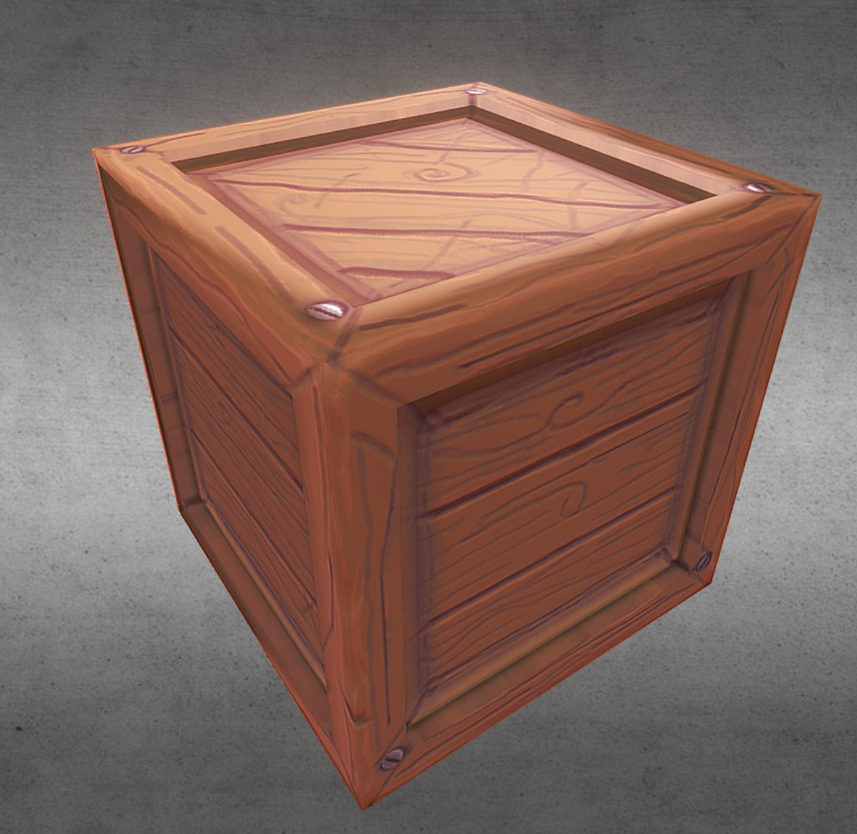 Mia Beecham - Stylized Wooden Shipping Crate