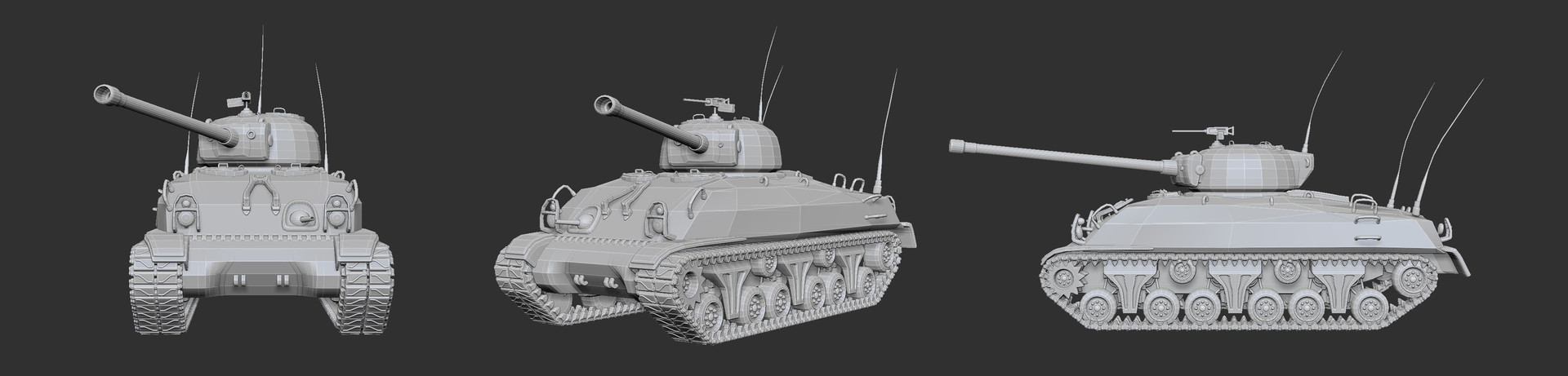 ArtStation - M4 Sherman Tank