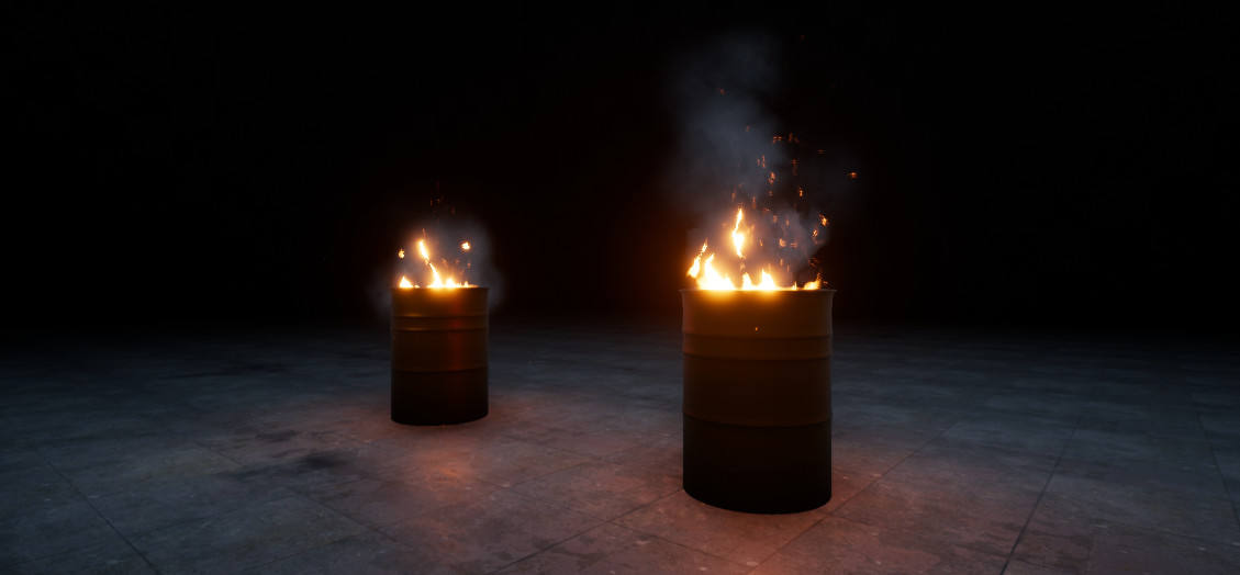 ArtStation - Fire Barrels