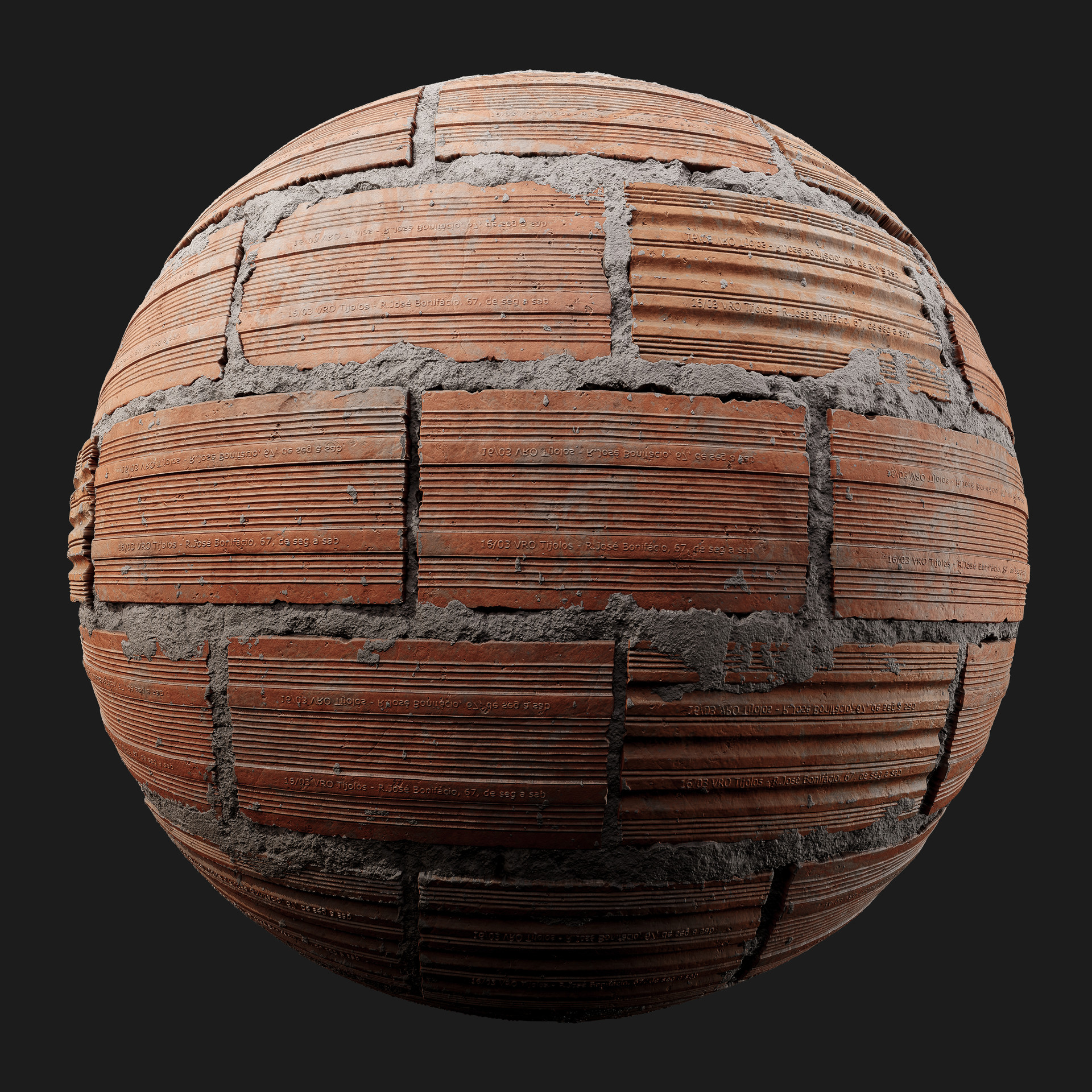 ArtStation - Substance - Favela Bricks Wall