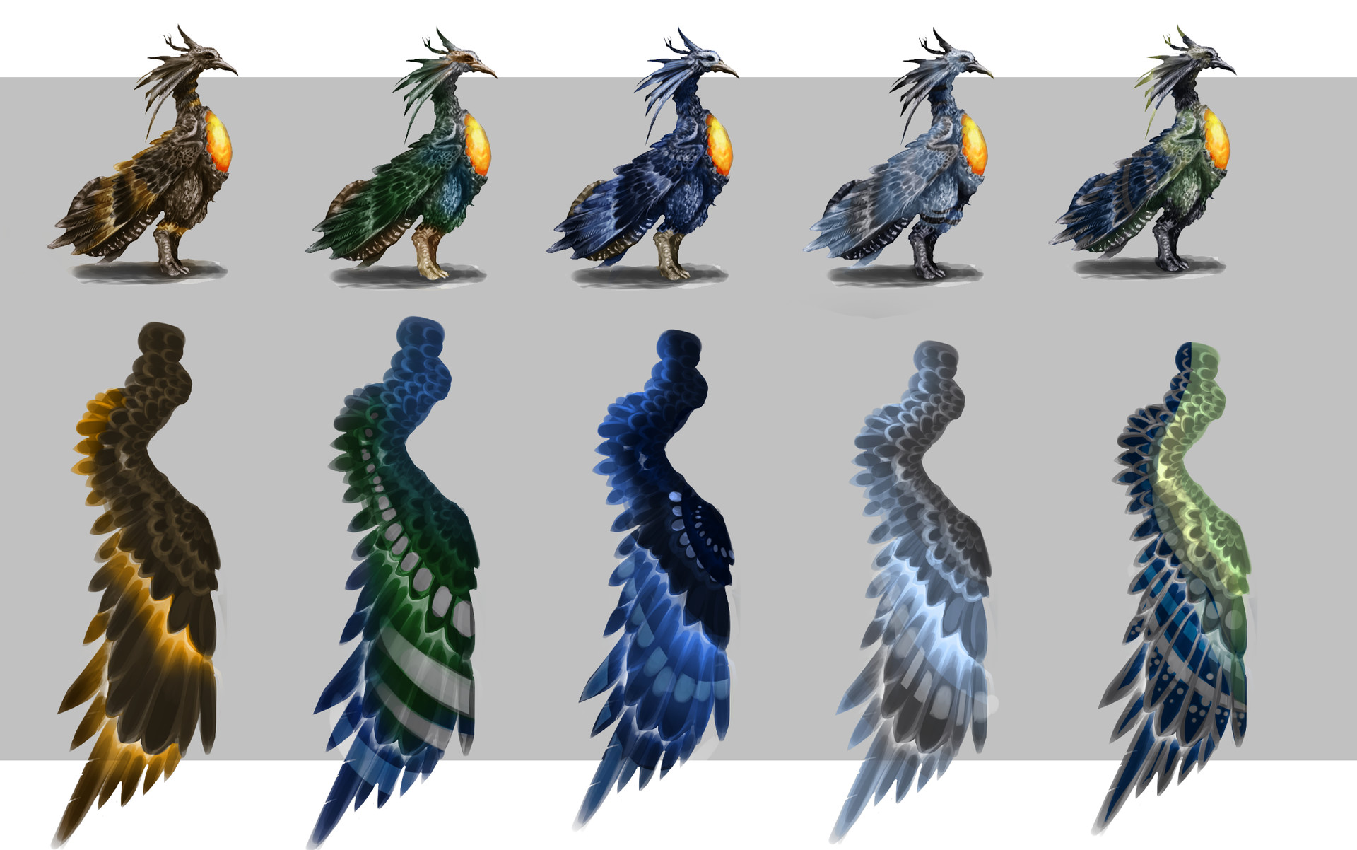 ArtStation - Dei Creature Designs (Avian)