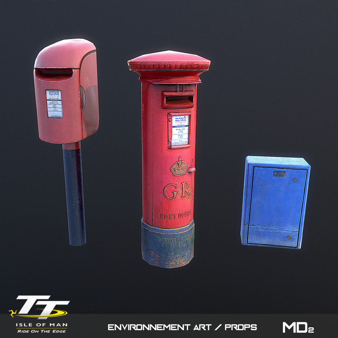 ArtStation - TT Isle of Man : Ride on the edge - Props