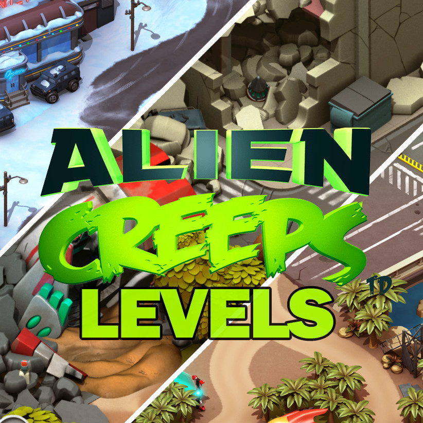 ArtStation - Alien Creeps levels