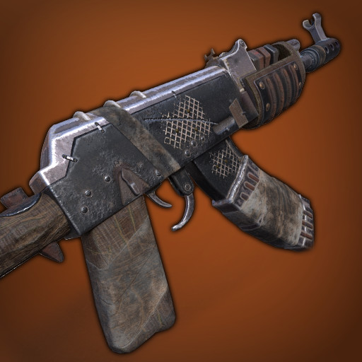 Artstation Rust Desert Outlaw Assault Rifle