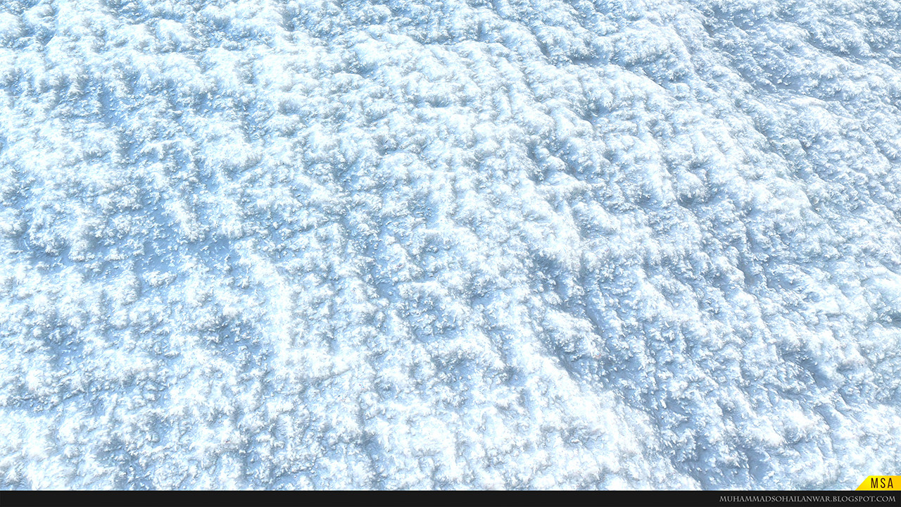 ArtStation - Snow Time - Tiling Texture