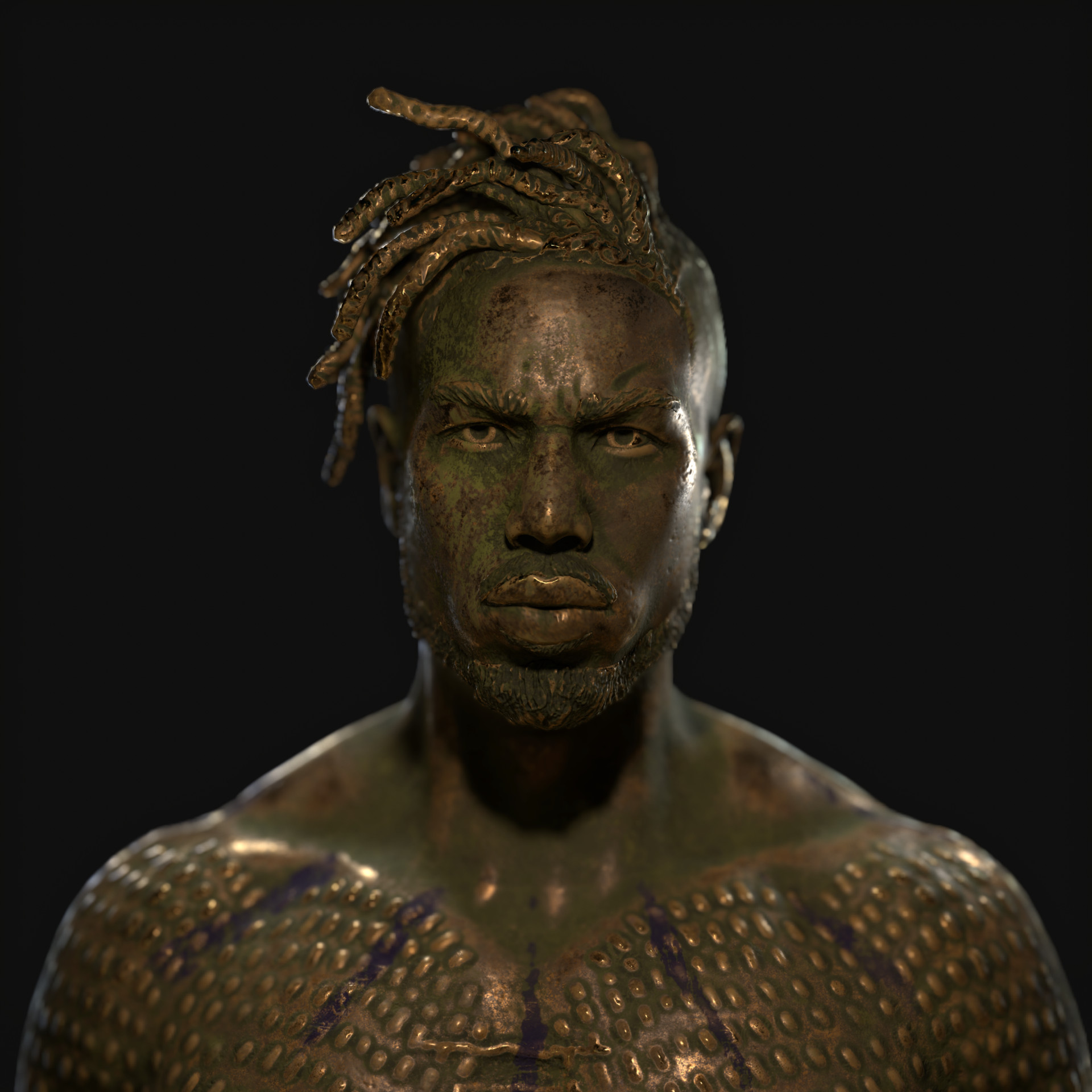 ArtStation - Killmonger Statue