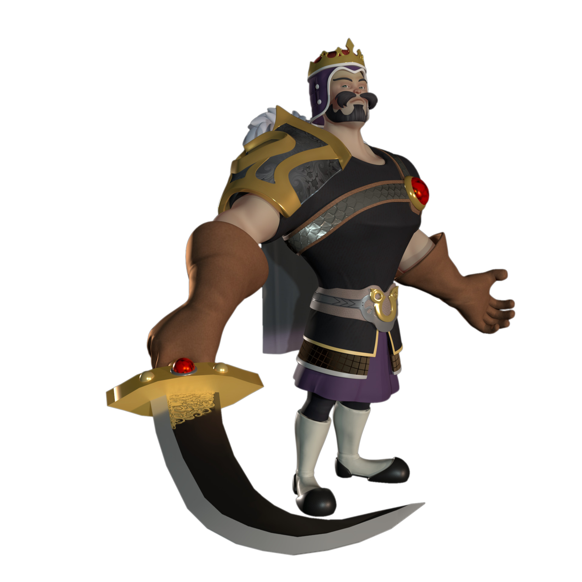 ArtStation - Stylized King Model