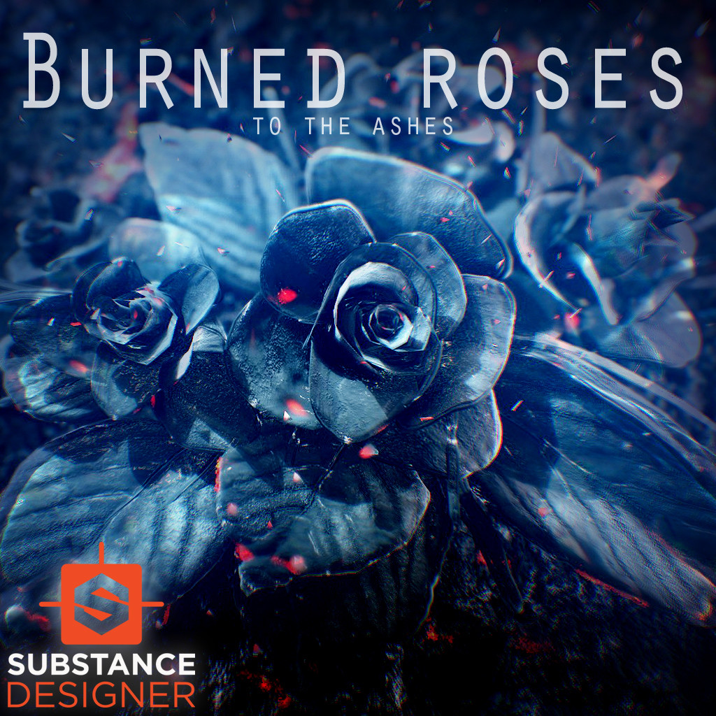 ArtStation - Burned roses substance