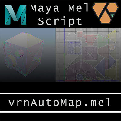 ArtStation - Maya Mel UV Script: vrnAutoMap