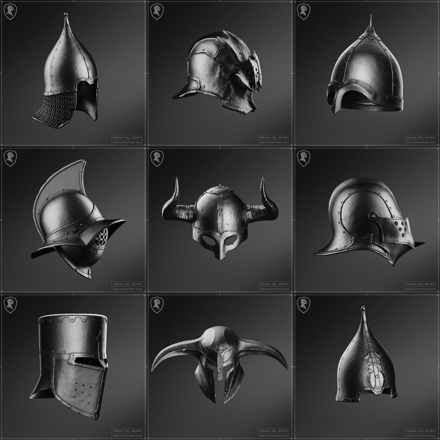 ArtStation - Items for ARMORHEAD.STORE