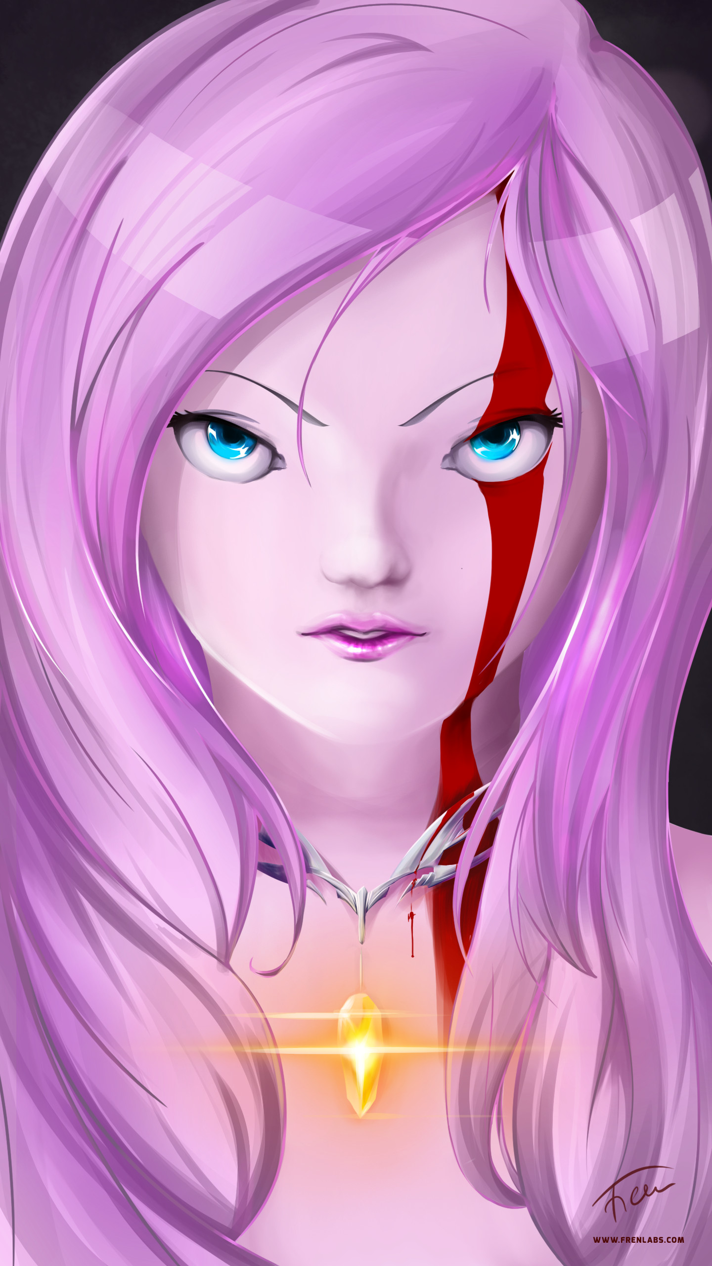 ArtStation - Anime style portrait experiment