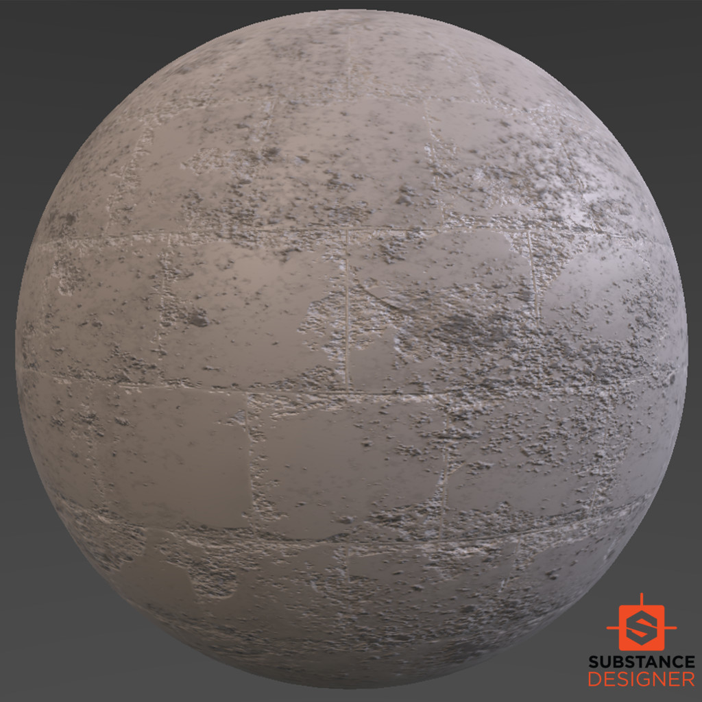 ArtStation - Stone Tile - Substance