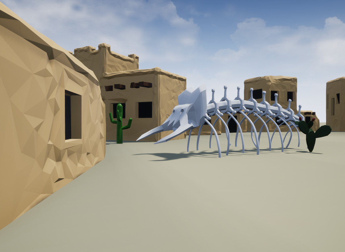 ArtStation - Low Poly Desert Props