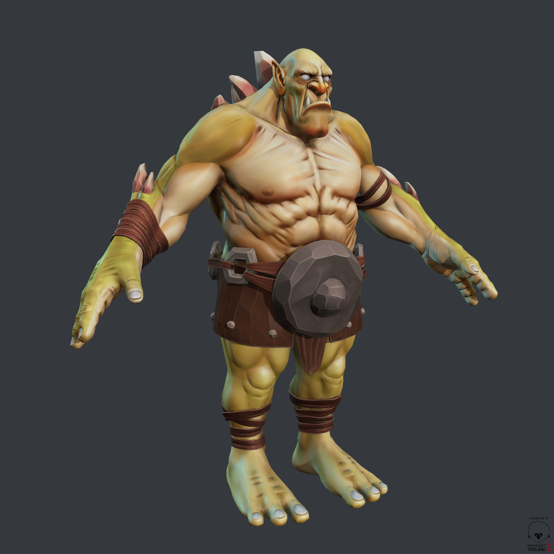 ArtStation - Orc- Hand Painted