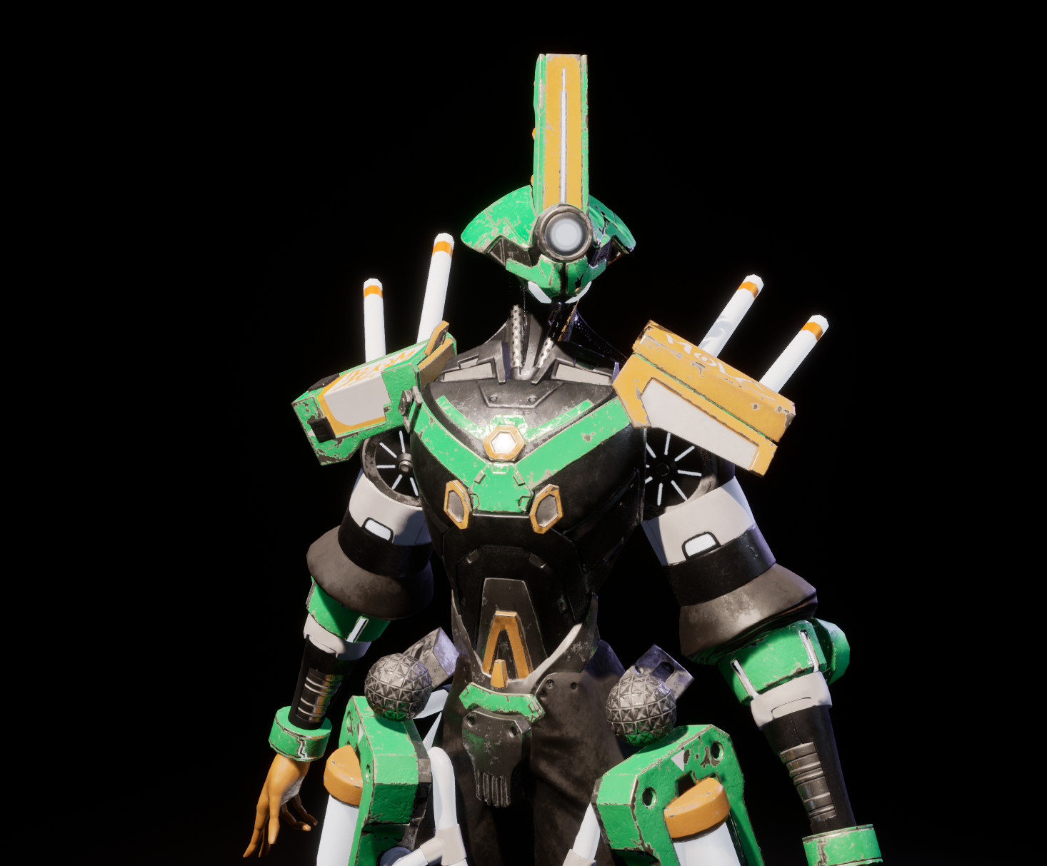 ArtStation - Samurai-Bot : UE4 Game res Character