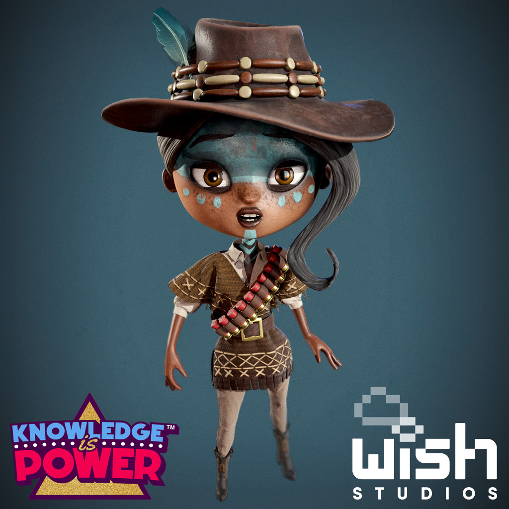 ArtStation - Knowledge Is Power. Cowgirl