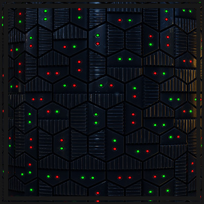 ArtStation - Hardsurface Hex Tiles texture