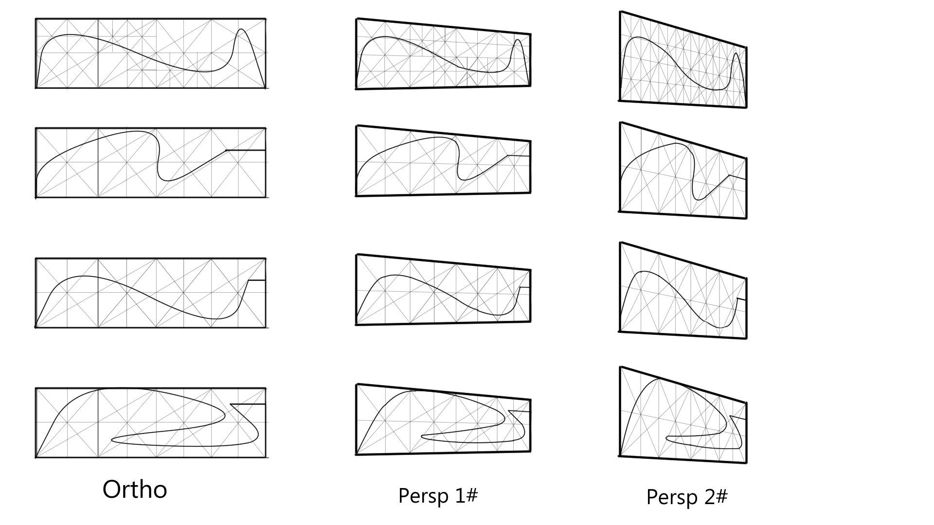 ArtStation - Random perspective exercises using line tool